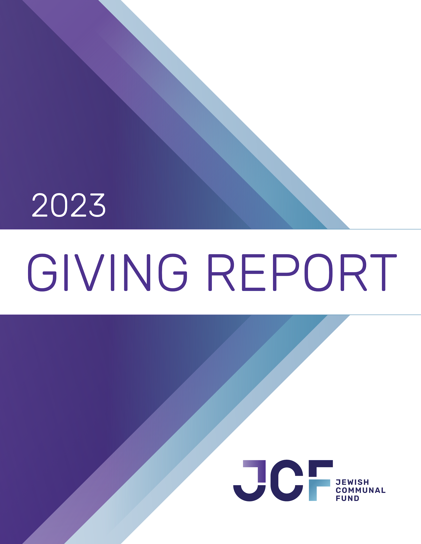 Annual Reports & 990s - Jewish Communal Fund